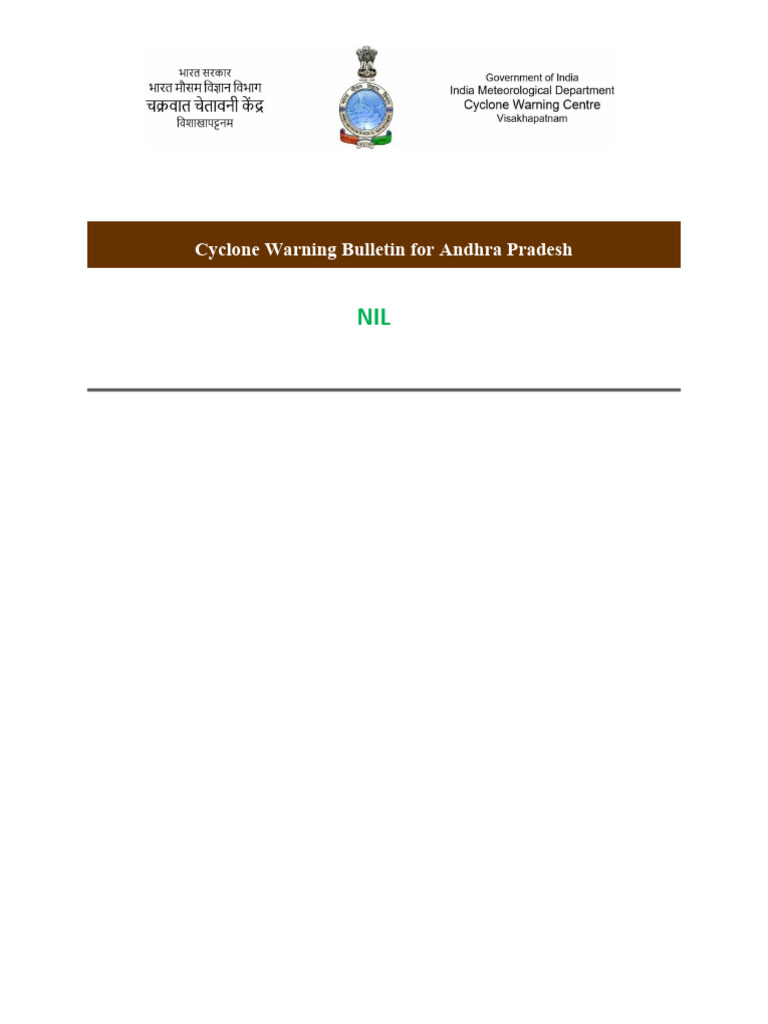 Cyclone Warning | PDF