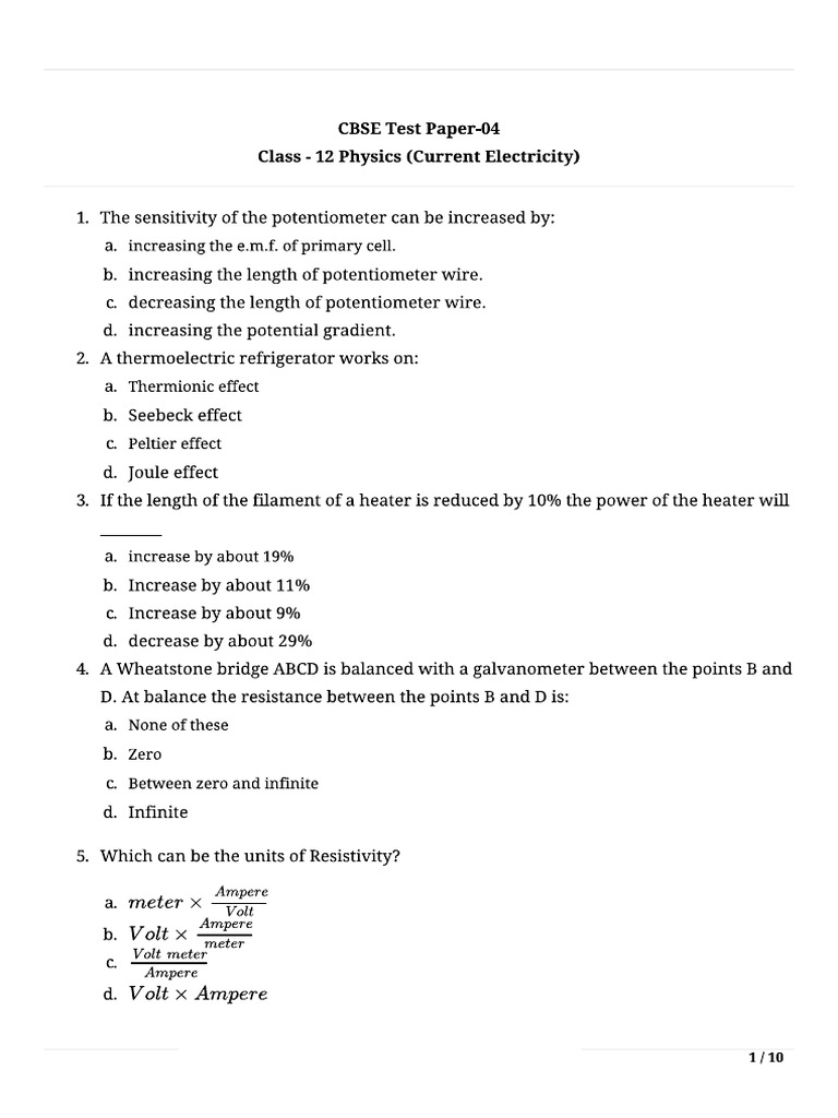 Phy Ch3 Test Pdf