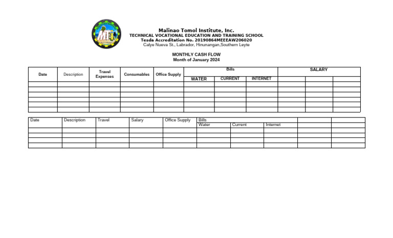 Cash Disbursement Journal | PDF