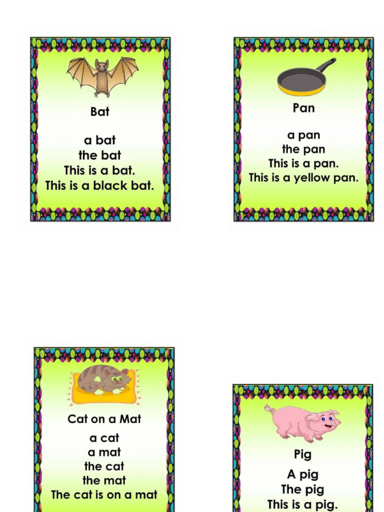 English Reading Booklet Pp2-25 | PDF