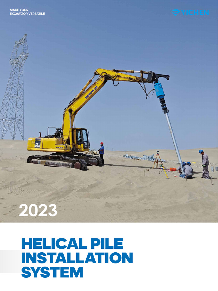 Helical Pile1en | PDF | Foundation (Engineering) | Helix