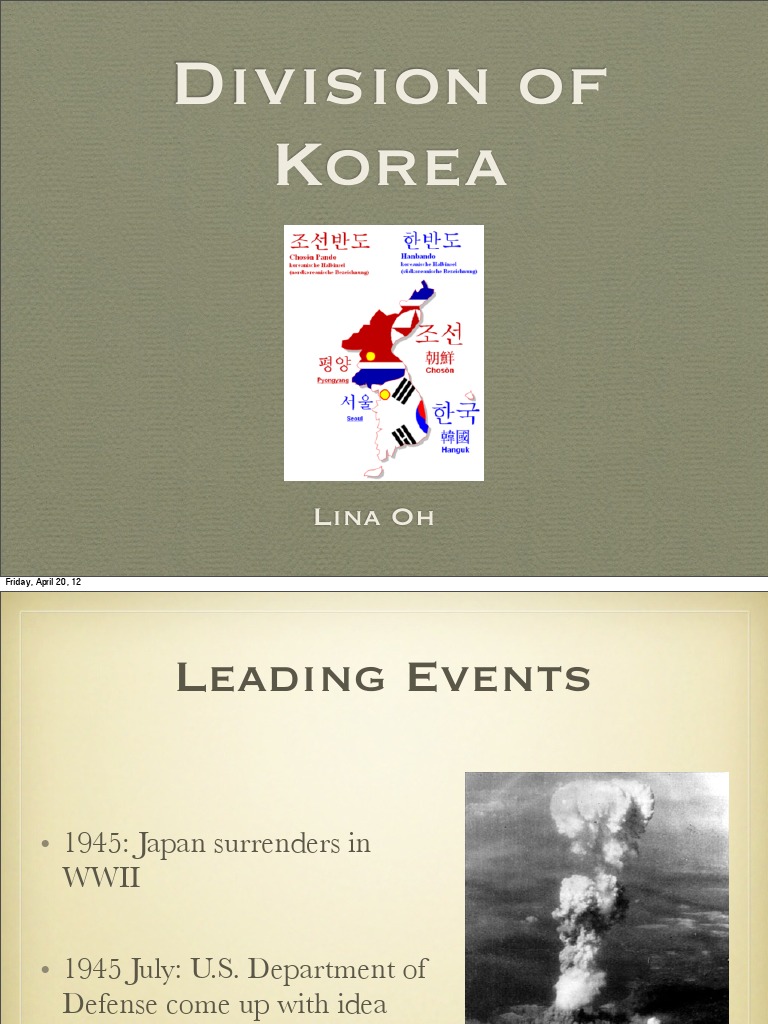 Division of Korea (N.K.) | PDF | Korea | South Korea