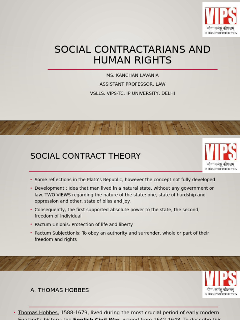 Social Contract Theory and Human Rights | PDF | Justice | Crime & Violence