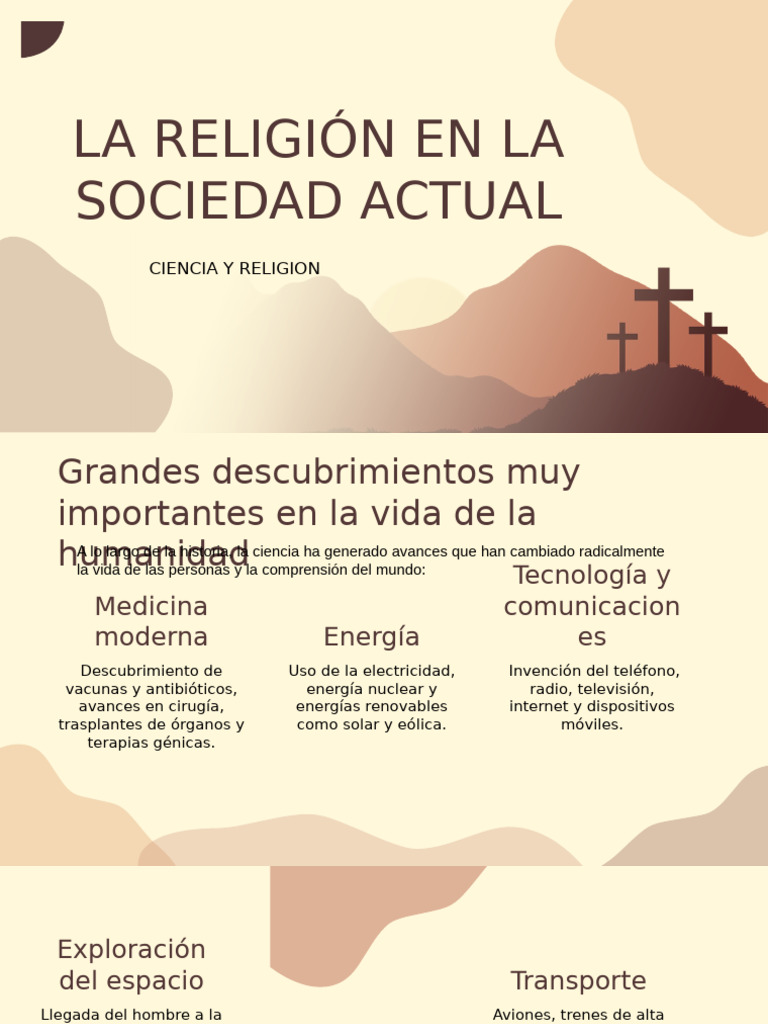 Ciencia y Religión en la Sociedad Actual | PDF | Science | Fe