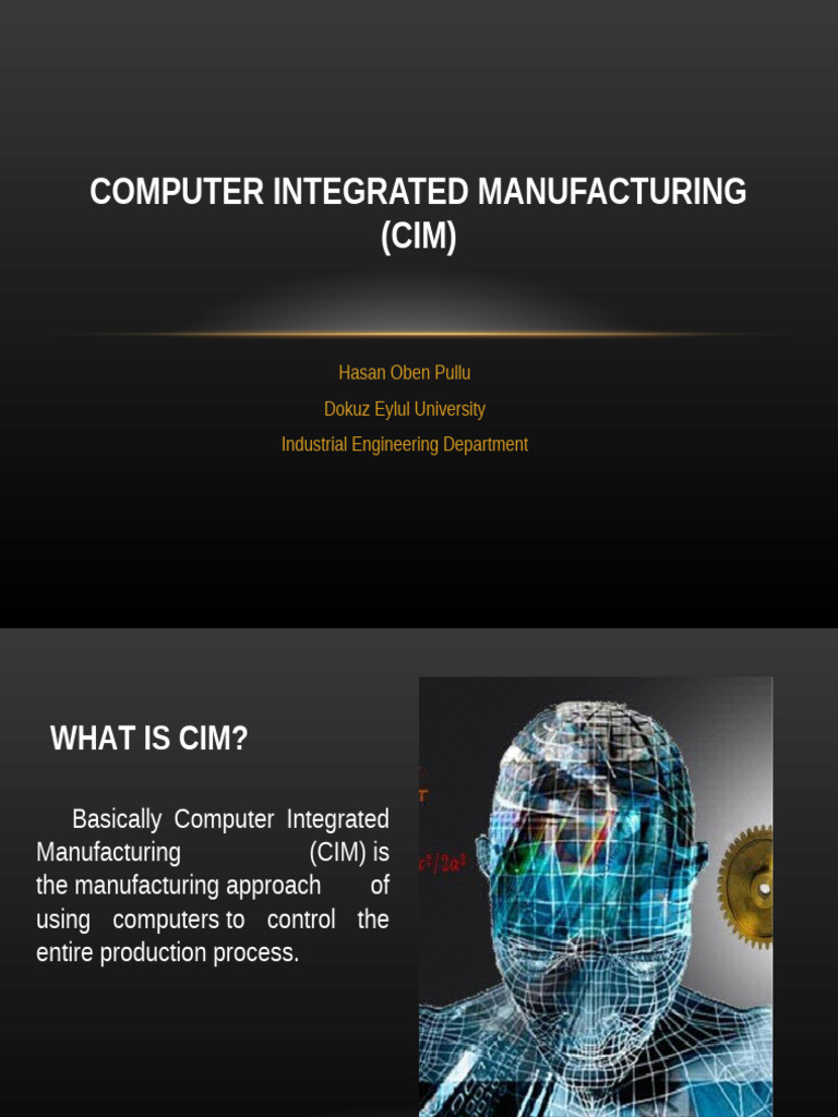 Overview of Computer Integrated Manufacturing | PDF | Automation ...