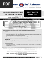 PW Real Test Series Paper 4 English | PDF