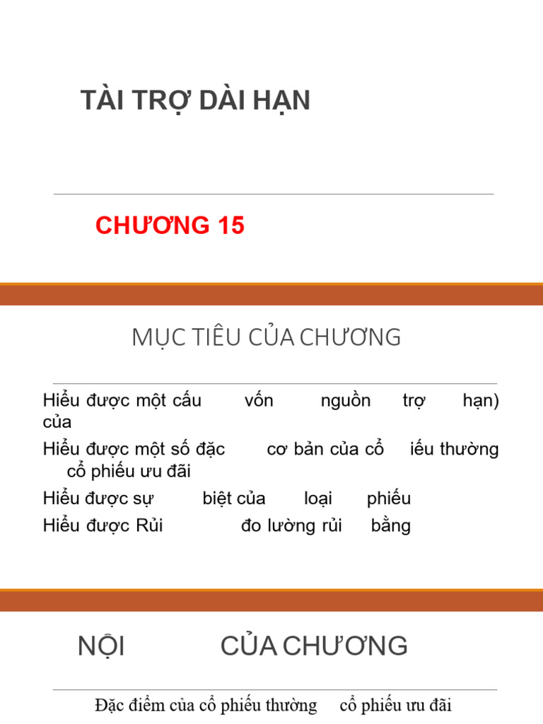 Chuong 15 - Tai Tro Dai Han - GUi SV | PDF