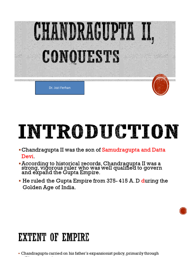 Chandragupta II Conquest | PDF