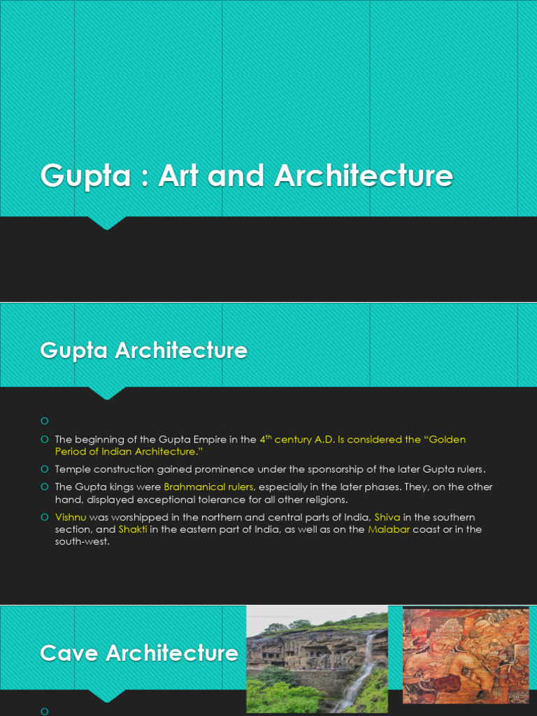 Gupta Empire: Art and Architecture | PDF | Temple | Indian Religions