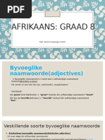 Intensive Form For Afrikaans | PDF