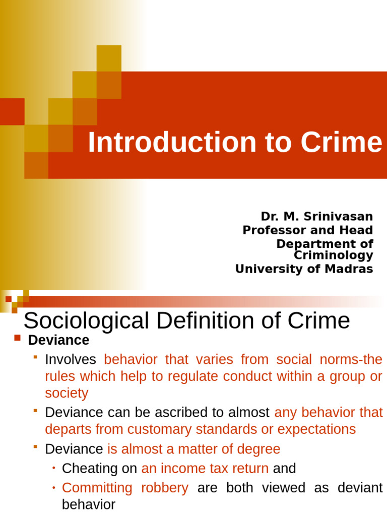 Sociological Perspectives on Crime | PDF | Crimes | Crime & Violence