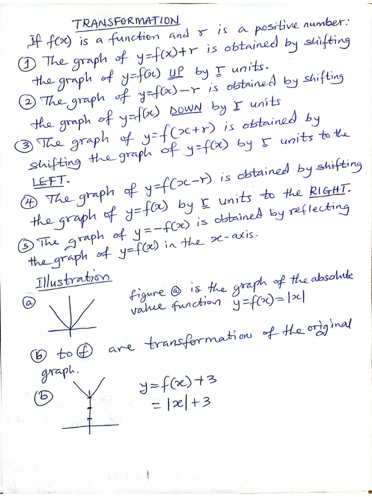 Transformation, solid geometry, & Probability | PDF