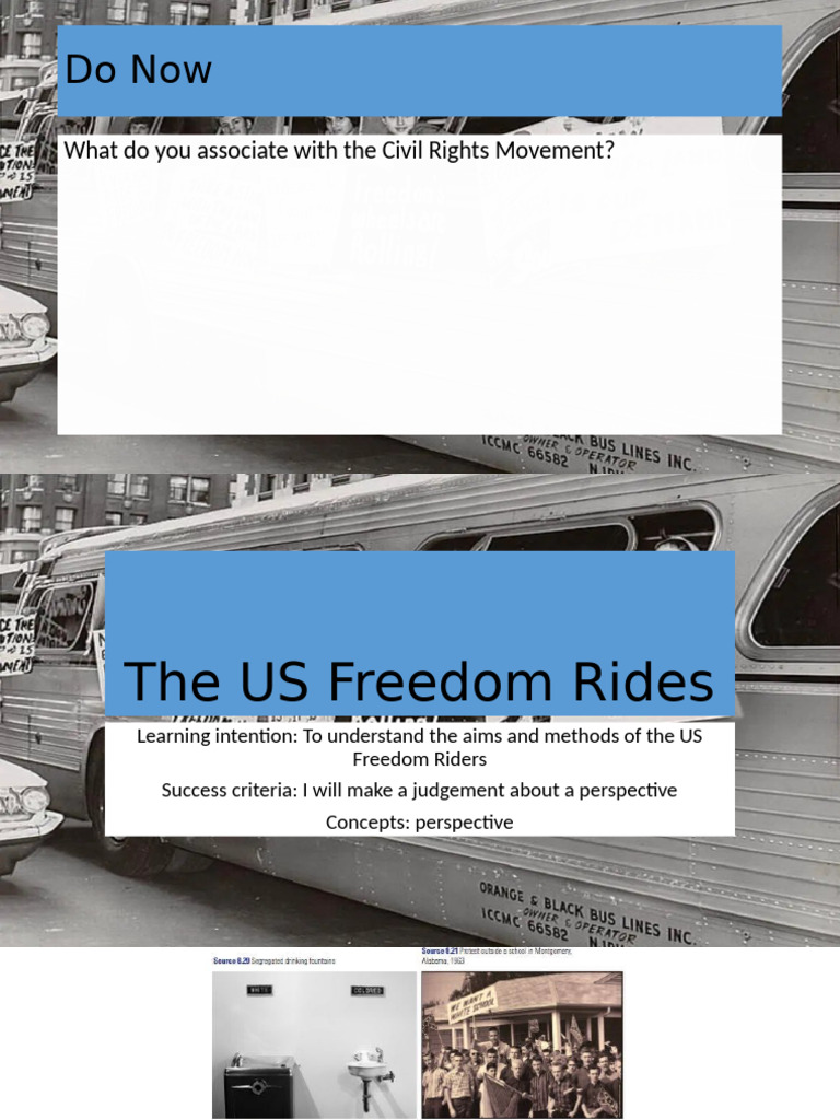 The US Freedom Rides | PDF | Social Movements | Civil Rights And Liberties