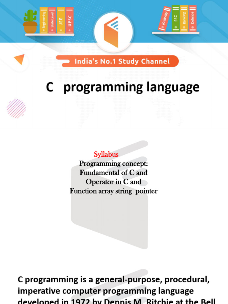 Complete Concept of 'C' Language With Qus | PDF | Integer (Computer Science) | Data Type