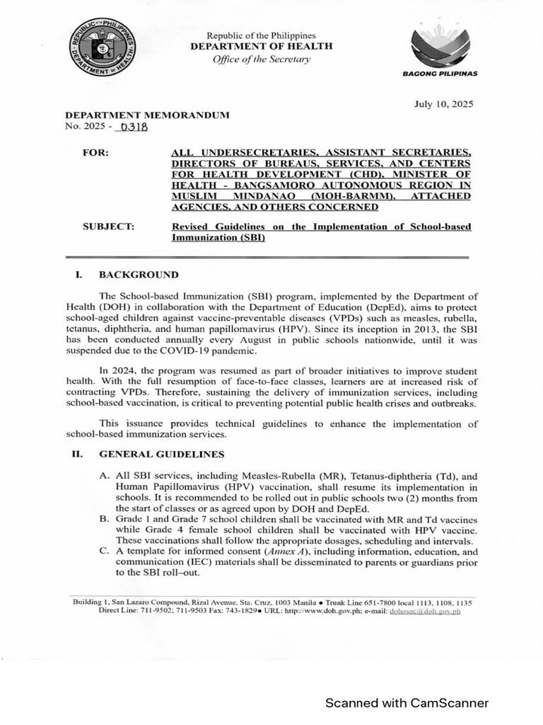 dm2025-0318 SBI 2025 | PDF