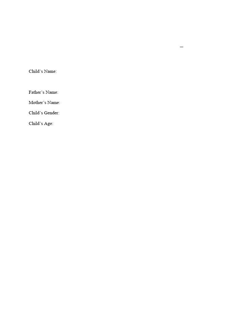 School Health Check-up Form 2025-26 | PDF