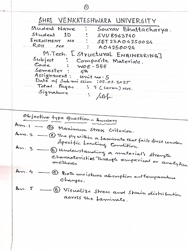 Ans Assignment 5 | PDF