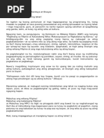 Pangwakas Na Mensahe Sa Buwan NG Wika | PDF