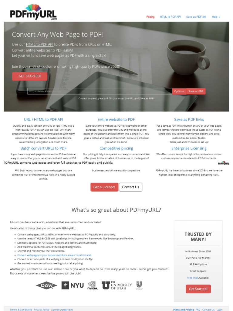 Convert Web Pages to PDF Easily | PDF | Cyberspace | Internet