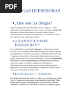 Drogas Infografia | PDF | La dependencia de sustancias | Drogas