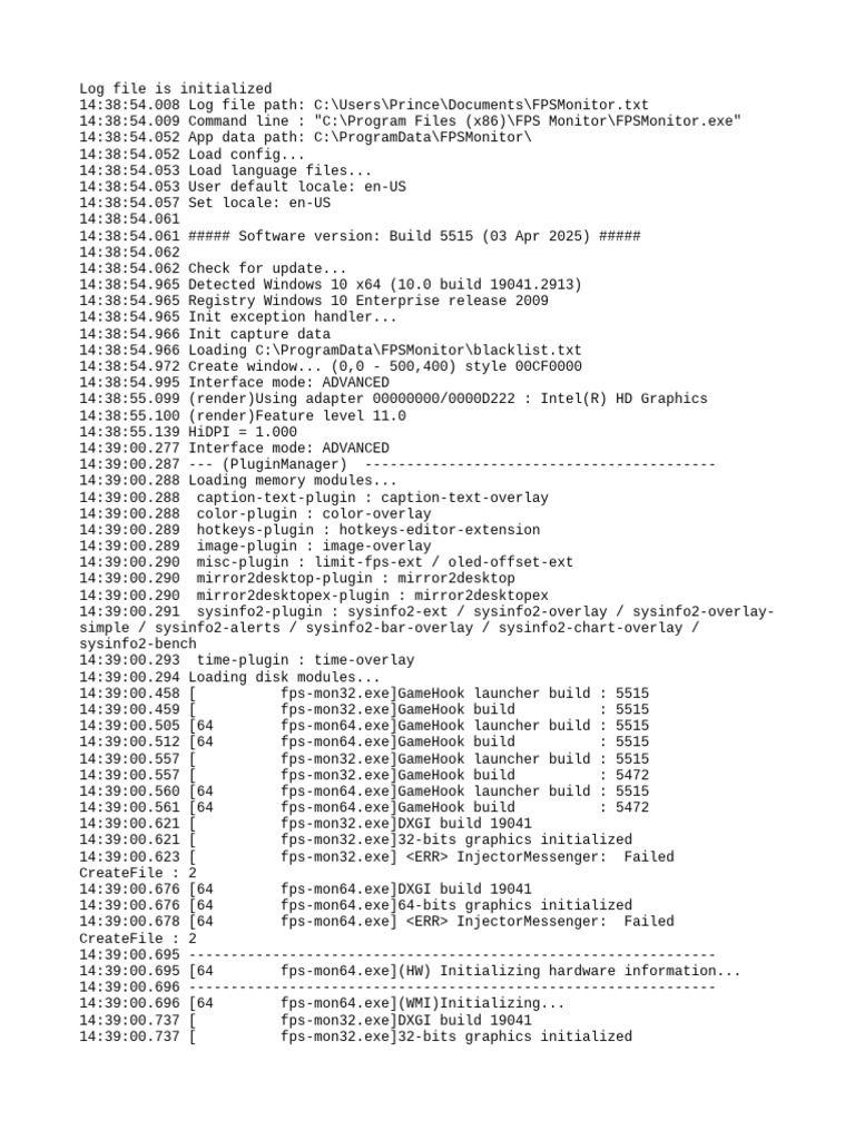 Fps Monitor | PDF | Windows 10 | Frame Rate