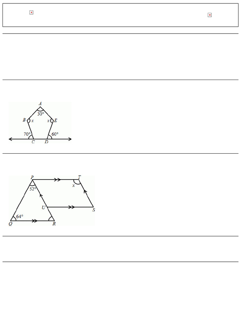 Class 8 Polygon Worksheets with Answers | PDF