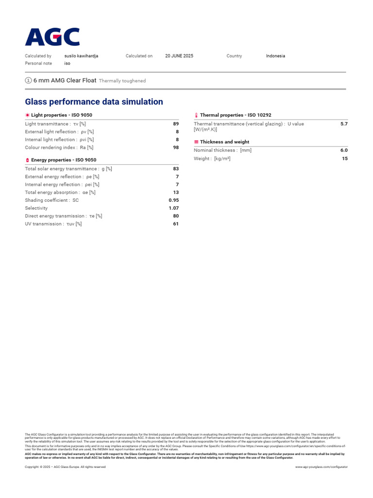 Glass Configurator Datasheet 2025-06-20 New2 | PDF | Glasses