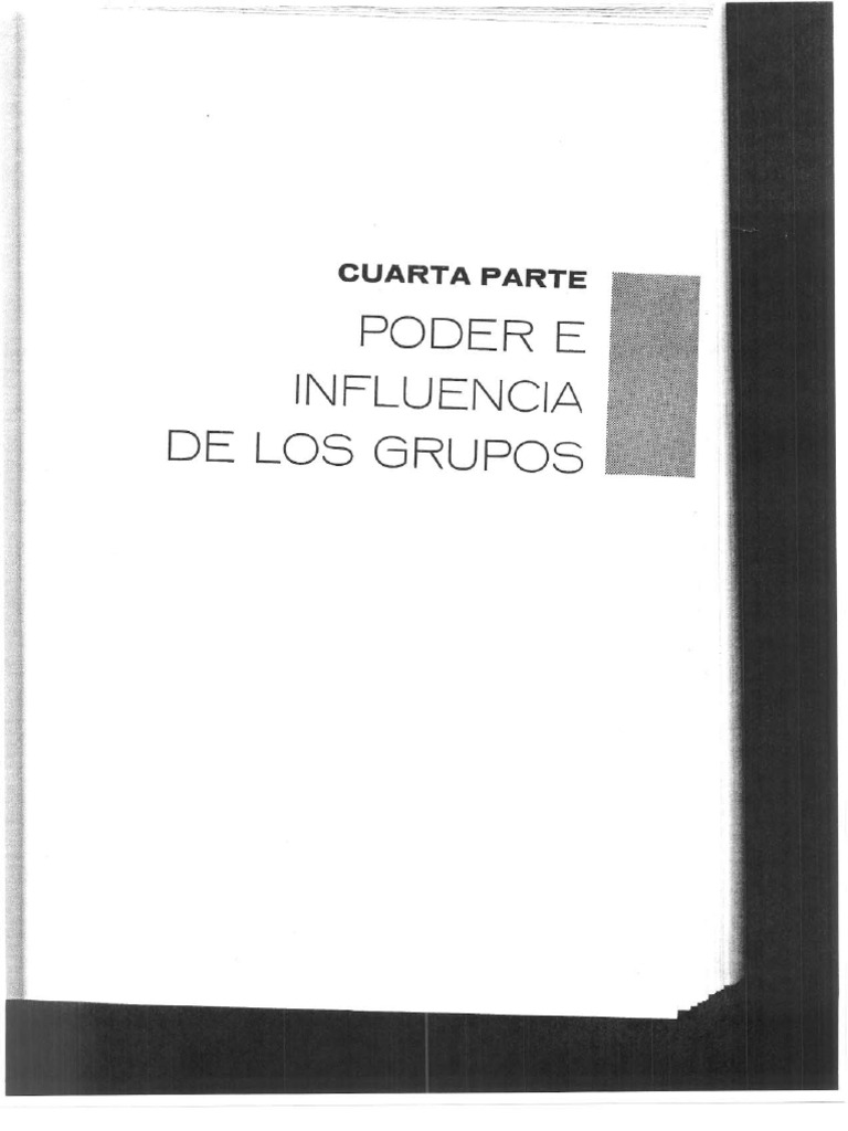 El Poder y La Influencia en Los Grupos.. | PDF