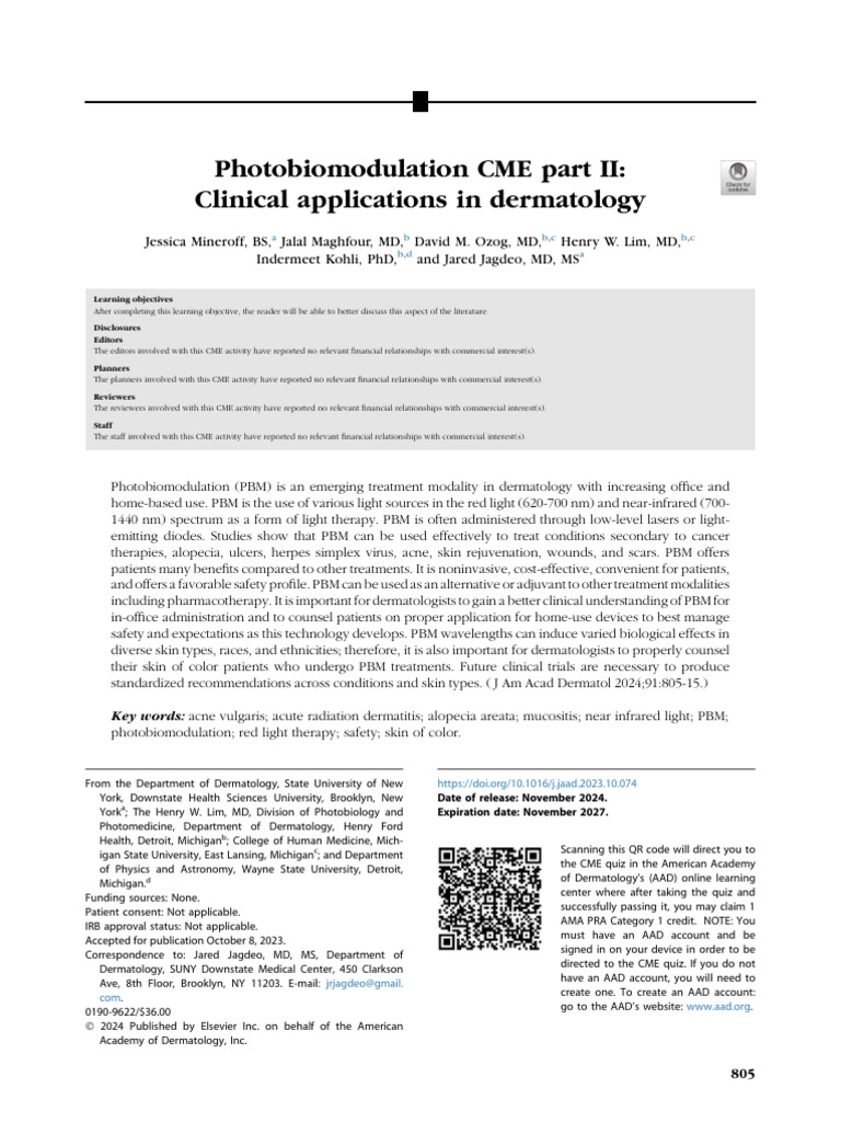 Pi Is 0190962224001877 | PDF | Scar | Randomized Controlled Trial