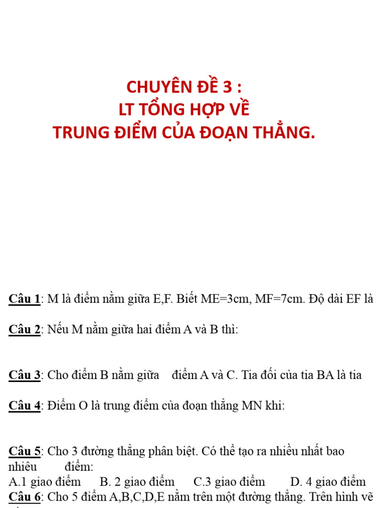 Trung Diem Cua Doan Thang | PDF