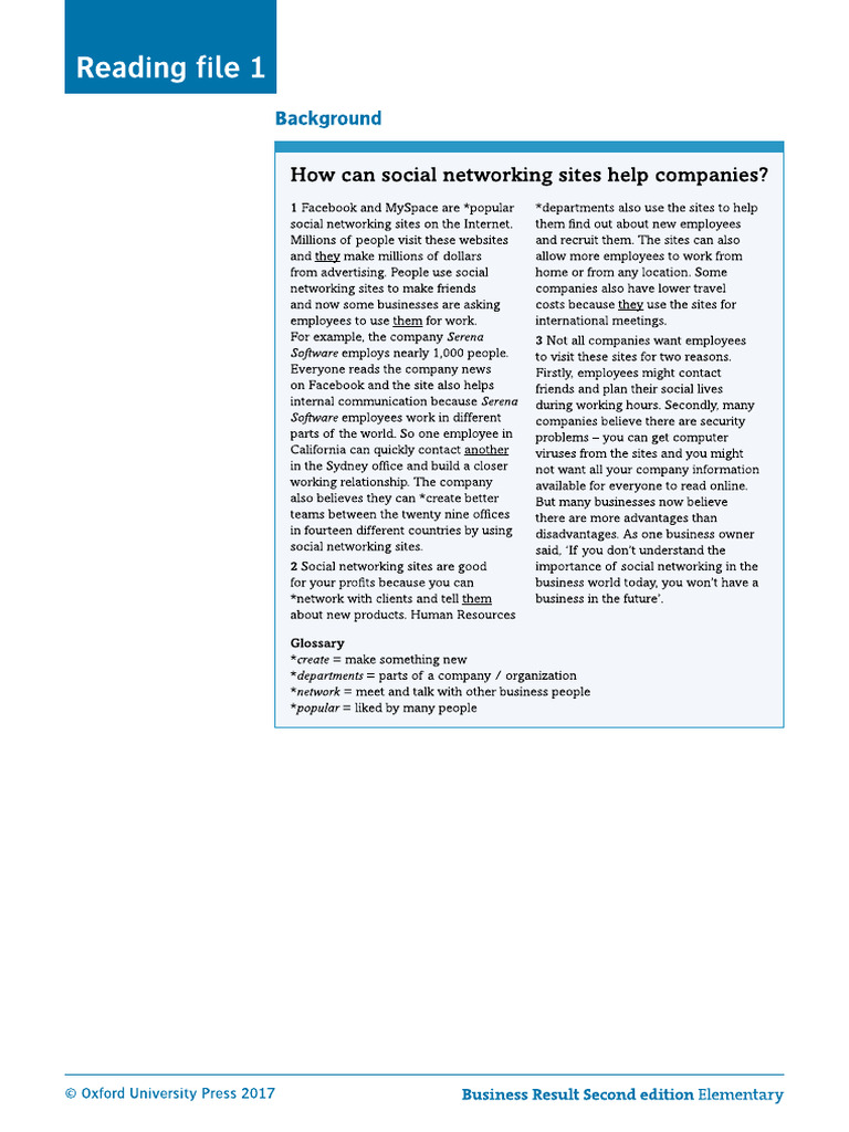 Reading File | PDF
