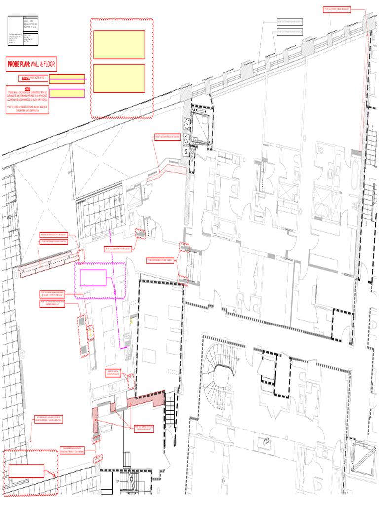 Comprehensive Probe Plan for Building Inspection | PDF | Wall | Ceiling