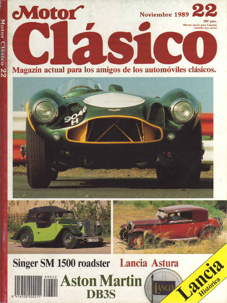 Motor Clasico Revista N 22 Noviembre 1989 | PDF | Vehículos | Vehículos ...