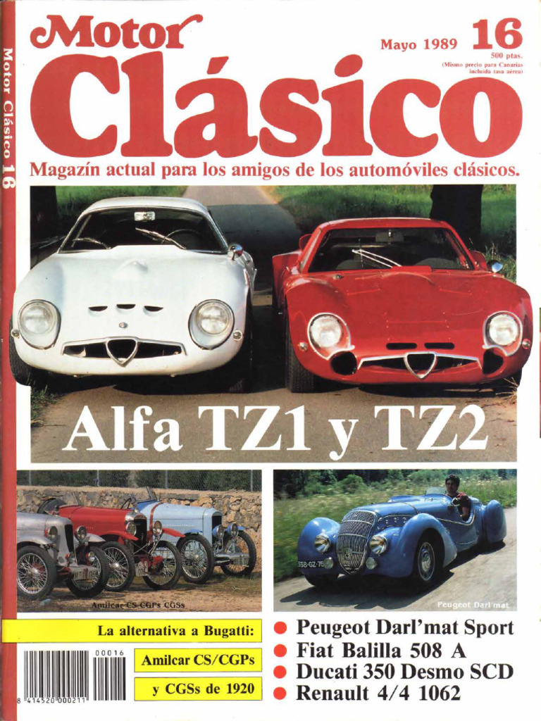 Motor Clasico Revista N 16 Mayo 1989 | PDF | Industria del vehículo ...