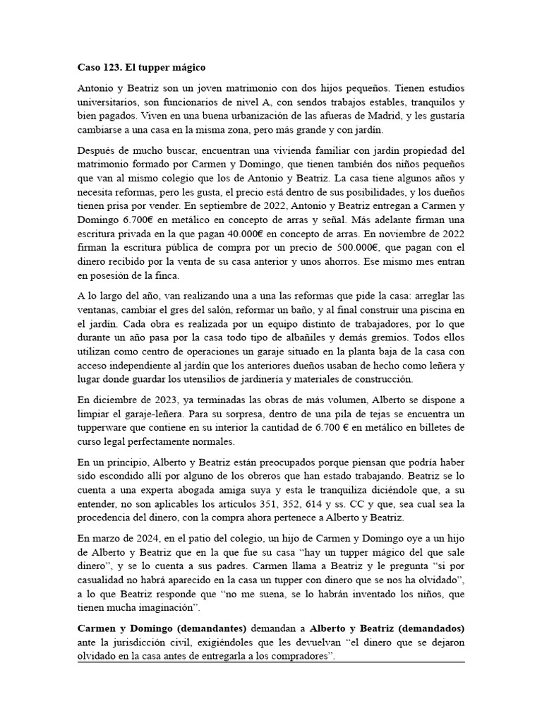 CASO SEMIS | PDF