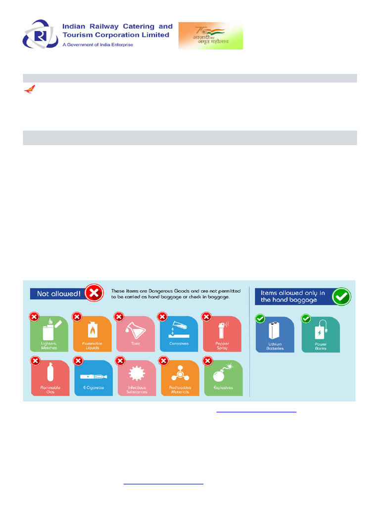 IRCTC Flight Booking Confirmation | PDF