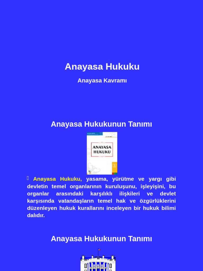 Anayasa Hukuku - 2. Slayt | PDF