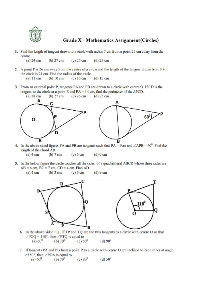 Assignment Circles | PDF