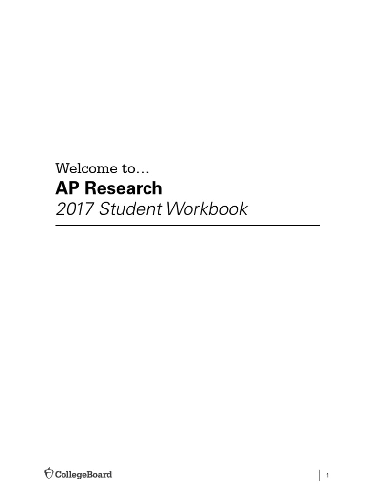 2017 AP Research | PDF | Methodology | Citation