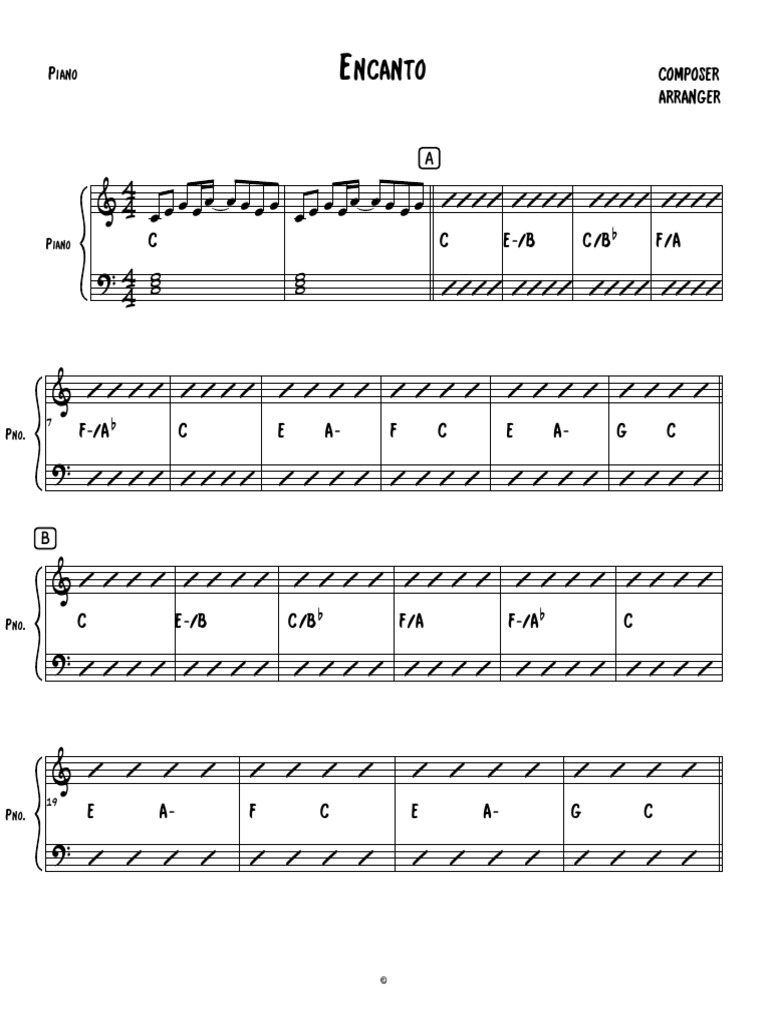 Encanto - Piano | PDF