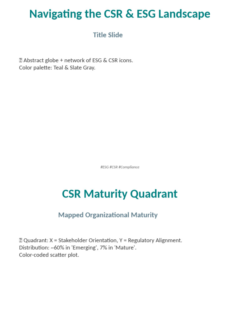 Styled CSR ESG Carousel Deck | PDF