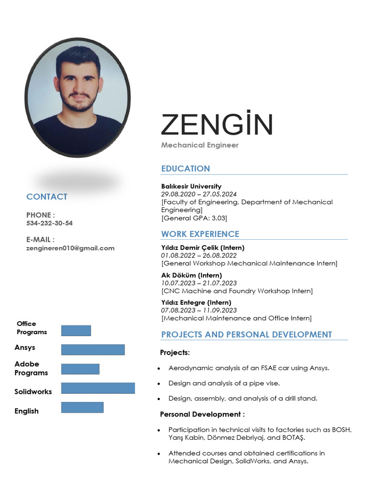EREN SAFA ZENGİN-.cv | PDF