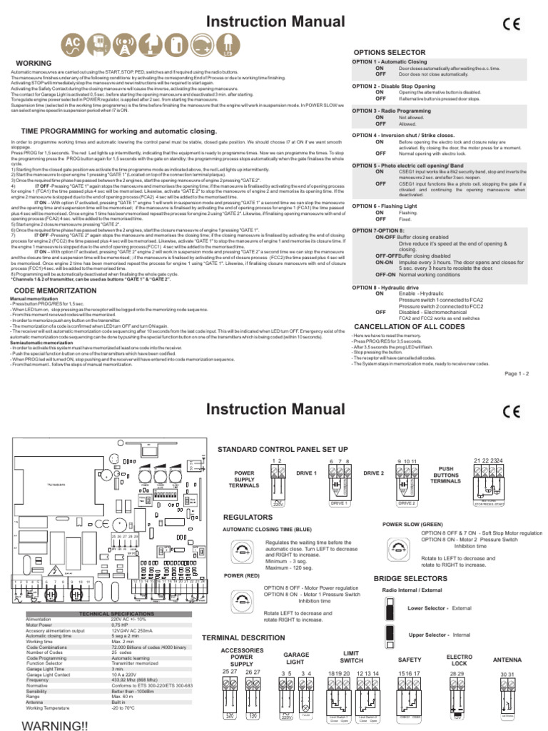 Rec G2 | PDF | Switch | Mains Electricity