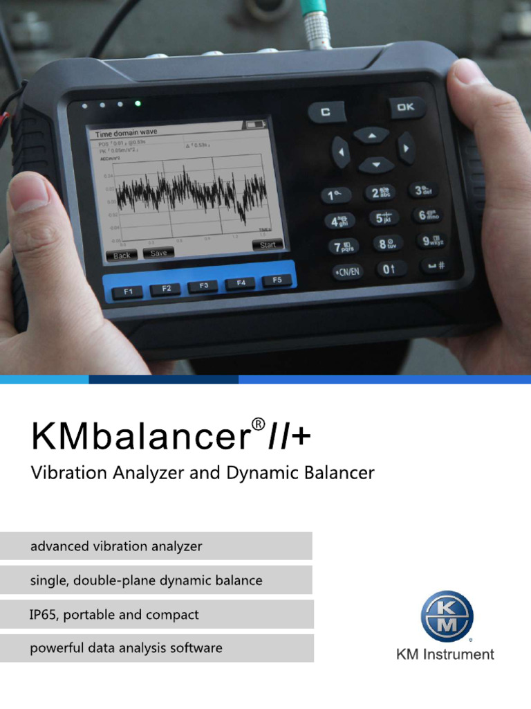 KMbalancer II+ Vibration Analyzer and Dynamic Balancer | PDF
