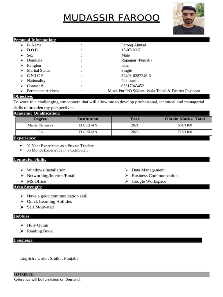 Moon Cv | PDF