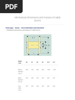Cable Drum Specifications and Sizes | PDF