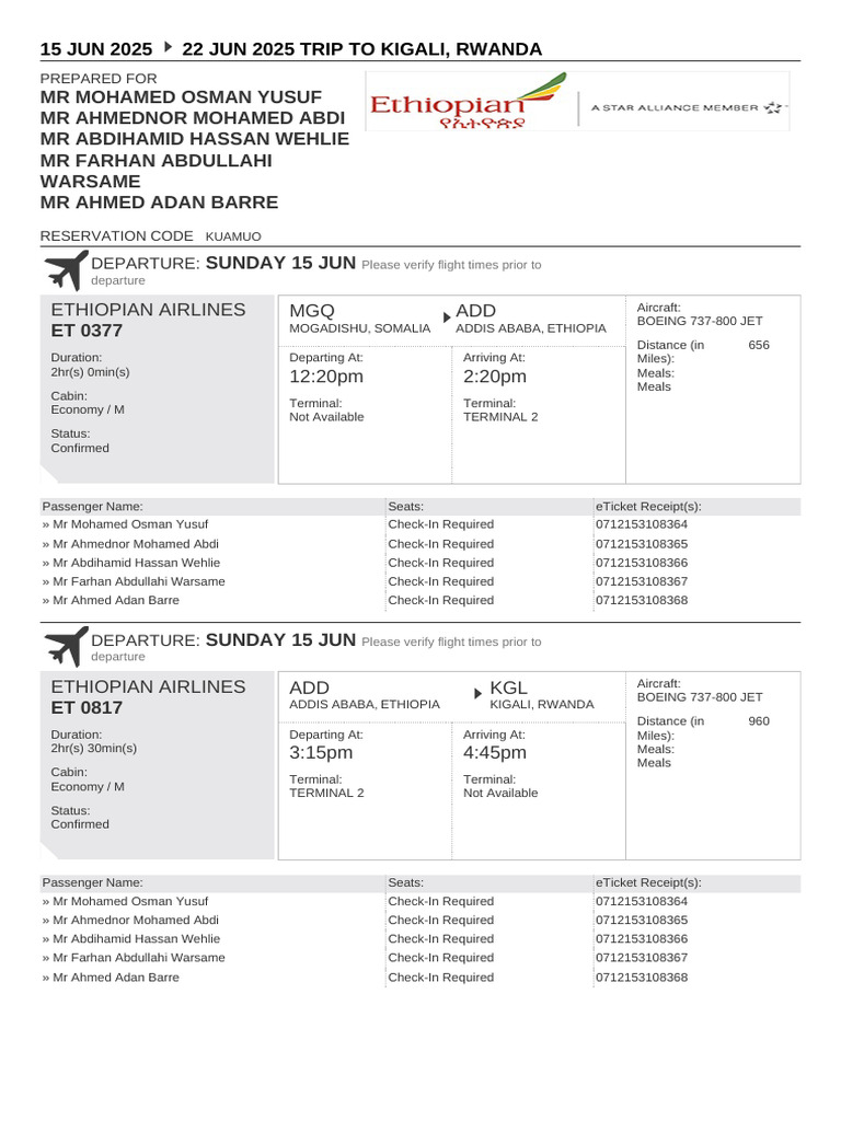 5-Passengers MGQ KGL MGQ | PDF | Transport | Aircraft