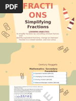 Simplifying Fractions - ANSWERS | PDF