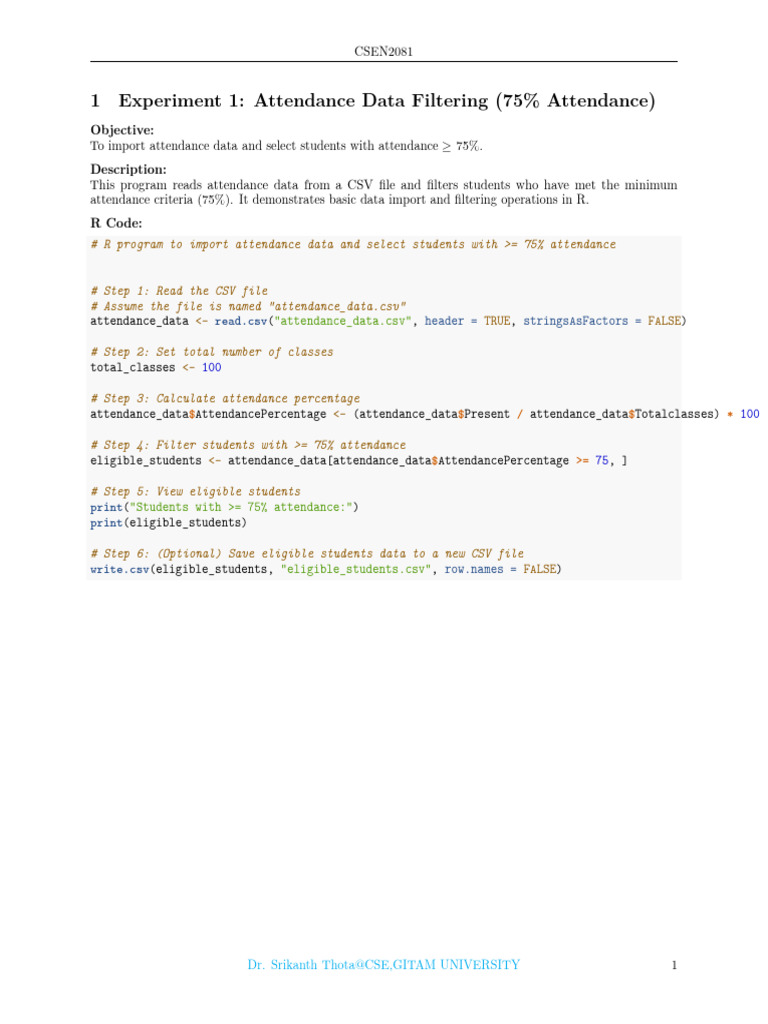 RLab 1 | PDF