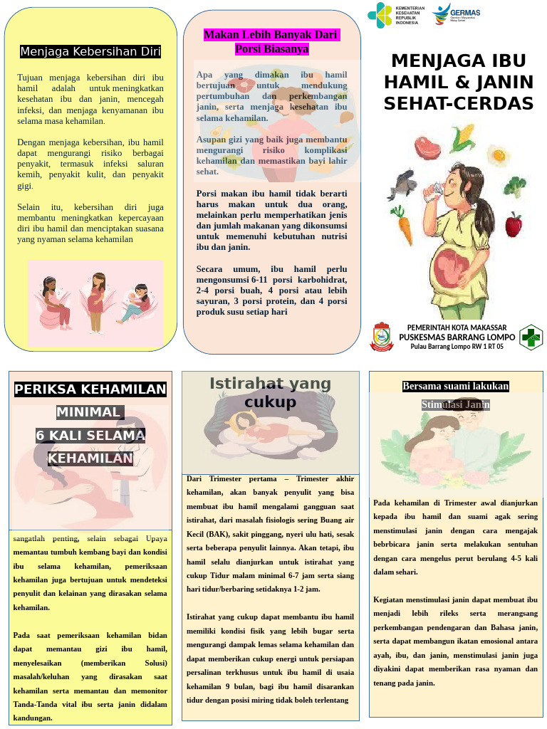 Leaflet KELAS Bumil | PDF